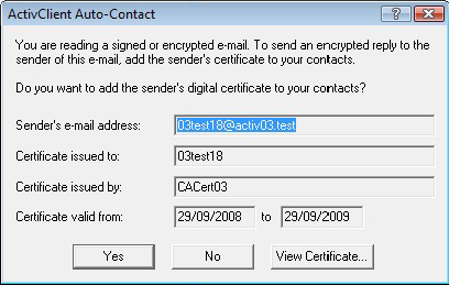 Auto-Contact
